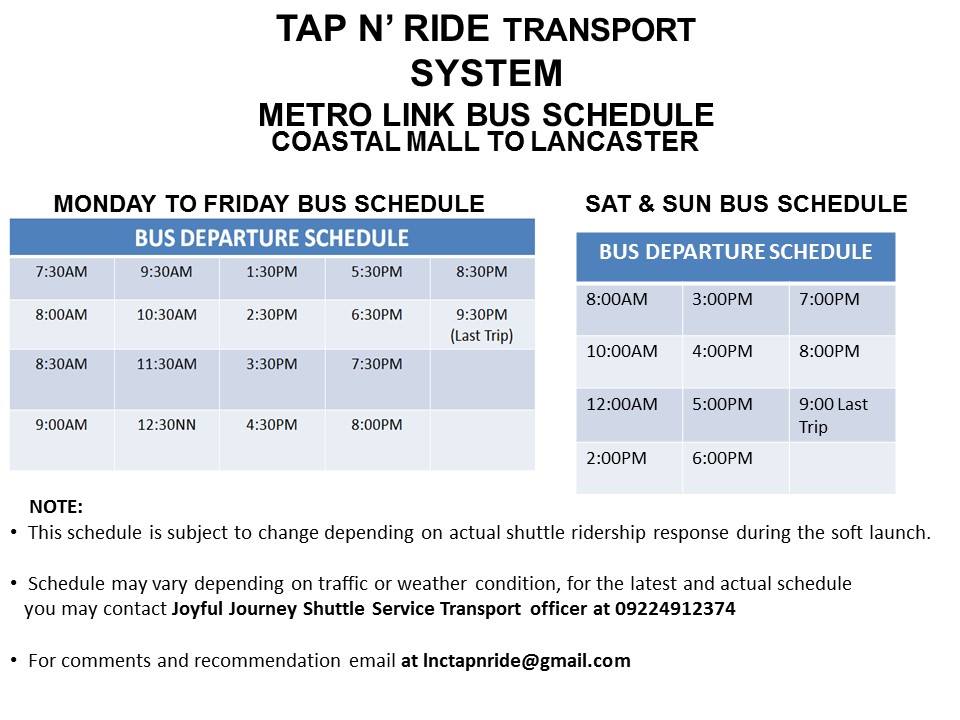 LANCASTER NEW CITY TAP N RIDE TRANSPORT SYSTEM METRO LINK BUS